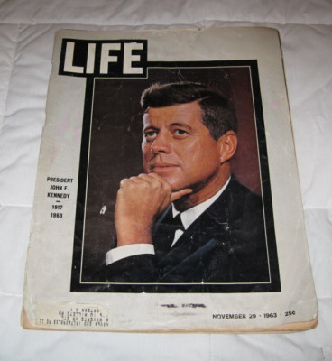LIFE MAGAZINE November 29 & December 6 1963 JFK/KENNEDY ASSASSINATION ...