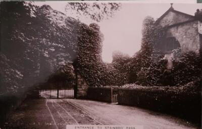 Vintage postcard Circa 1912 Entrance to Stainbro' Park | eBay