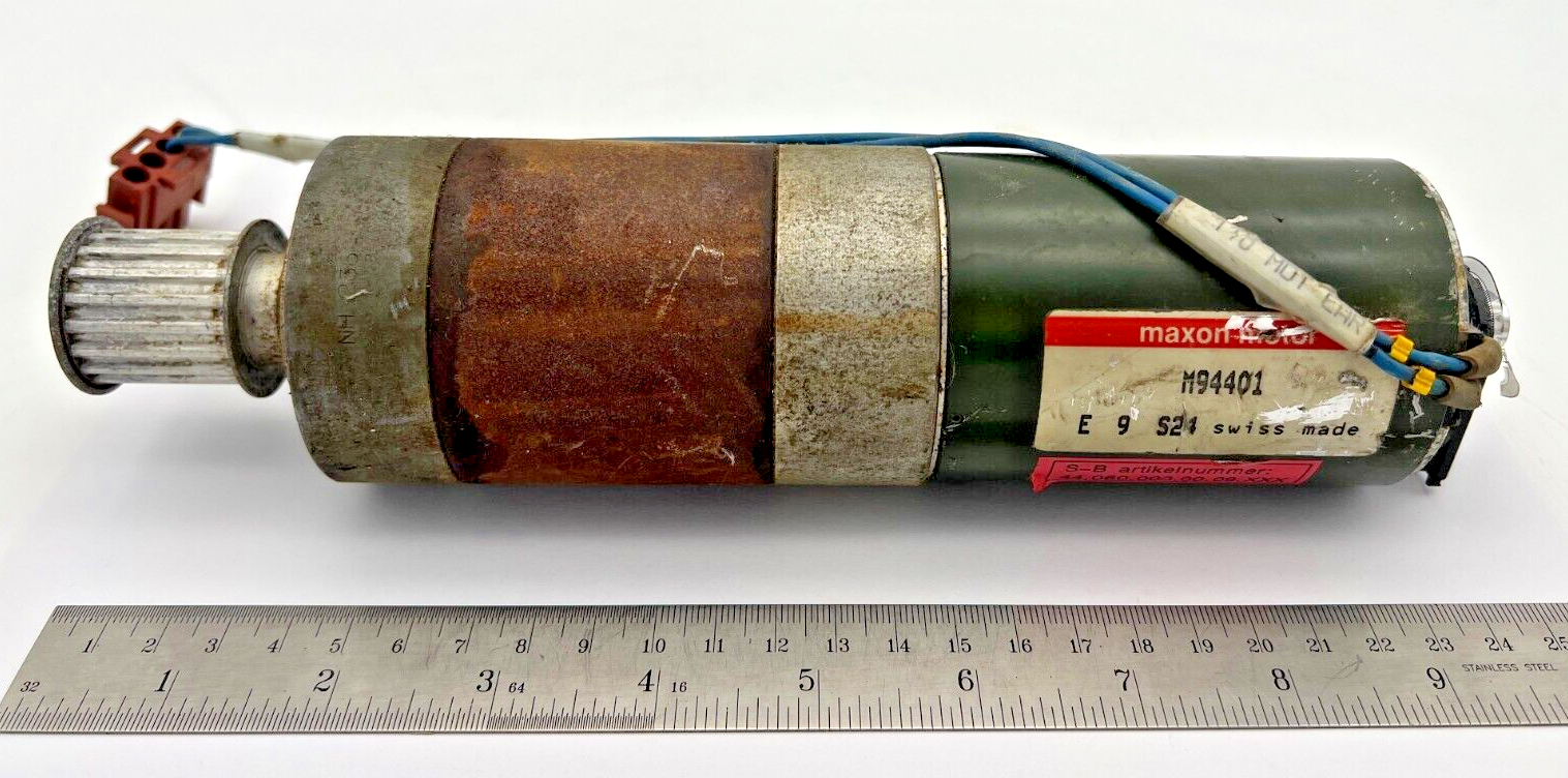 MAXON DC Motor M94401 E 9 S24 with NH 236 Gearhead SWITZERLAND | eBay