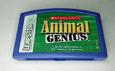 Leapster Scholastic Animal Genius Learning Game Cartridge Only Leap ...