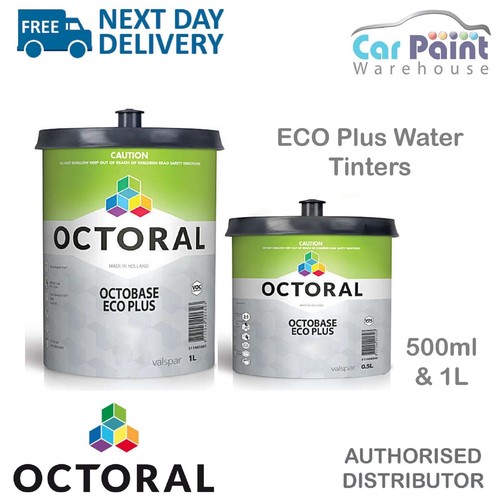 Octoral Eco base plus - Water Based Paint Mixing Tinters 0.5 - 1L W00 ...