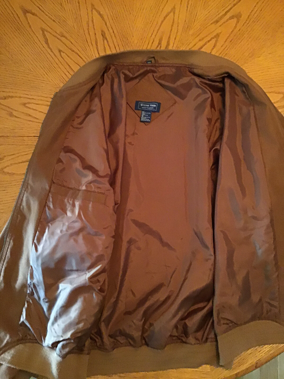 Winner Mate Jacket XXL Water Resistant Shell 100% Polyester Faux Suede ...