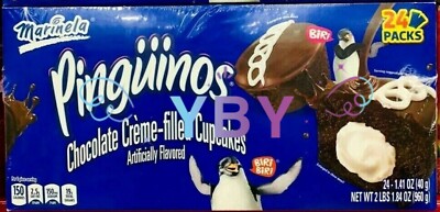 Marinela Pinguinos Chocolate Creme-filled Cupcakes 24 CT 41.86 OZ | eBay