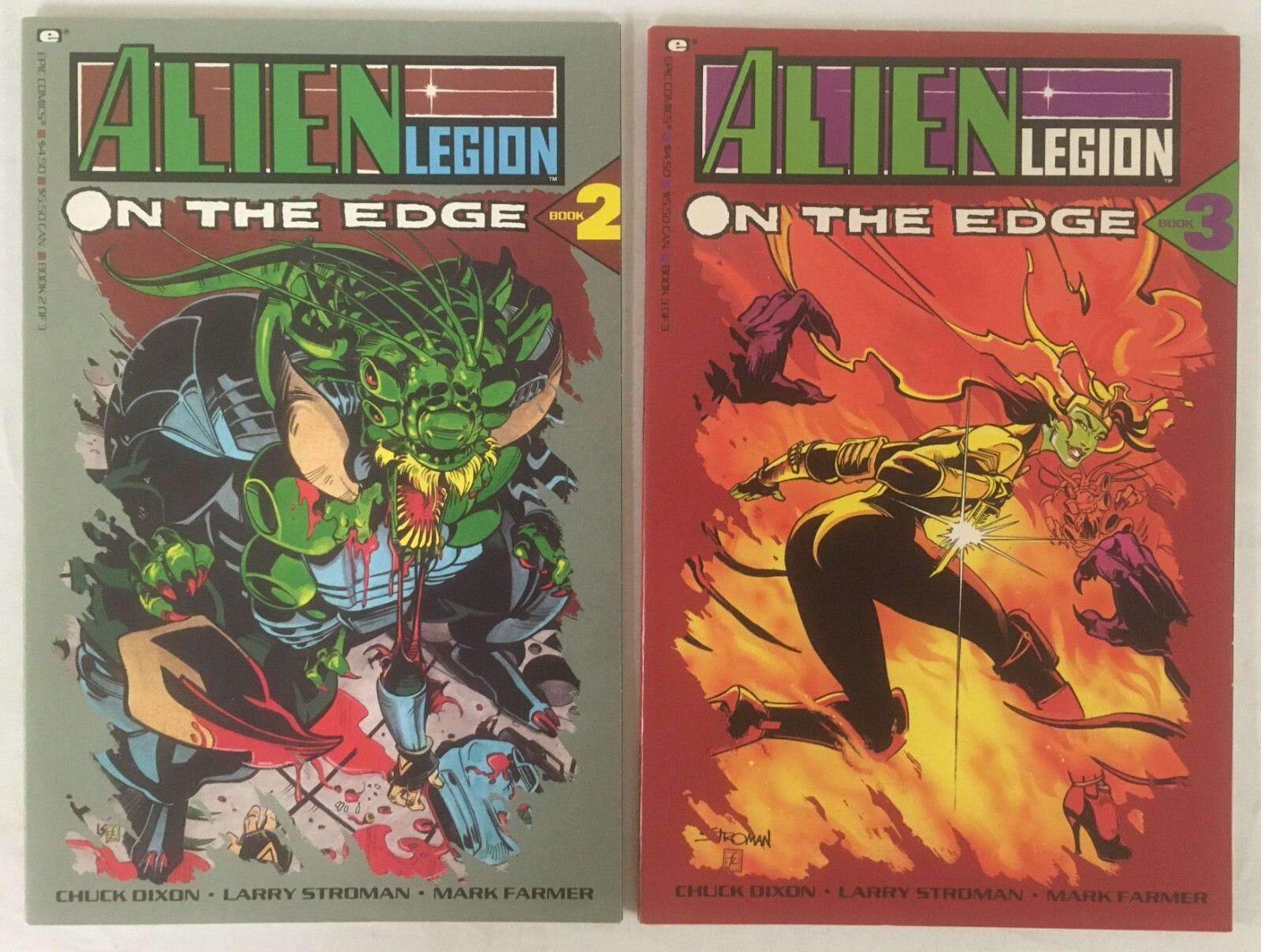 Alien Legion On The Edge TPB Books # 2 3 Epic Comics Chuck Dixon, NM ...