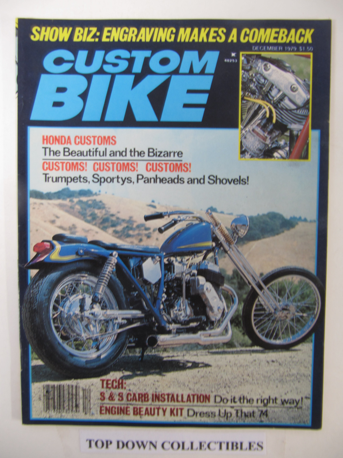 Custom Bike Magazine December 1979 Engraving Makes A Comeback | eBay