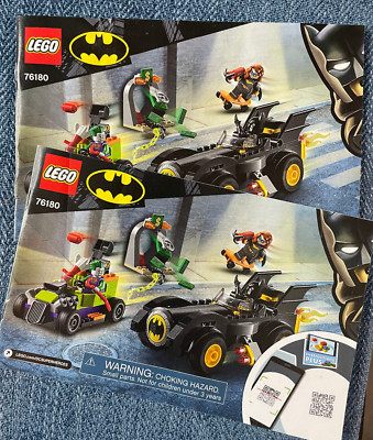 LEGO Batman vs The Joker Batmobile Chase Instruction Manual Booklet ...