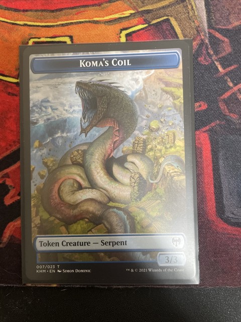 MTG Koma's Coil Token Kaldheim 007/023 Regular Token for sale online | eBay
