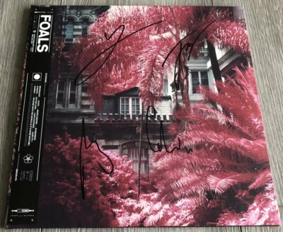 THE FOALS SIGNED EVERYTHING NOT SAVED WILL BE LOST ALBUM YANNIS +3 w ...