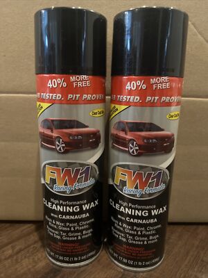2-Pack Spray Cans - RGS Labs Waterless FW1 Cleaning Wash & Wax 17.5oz ...
