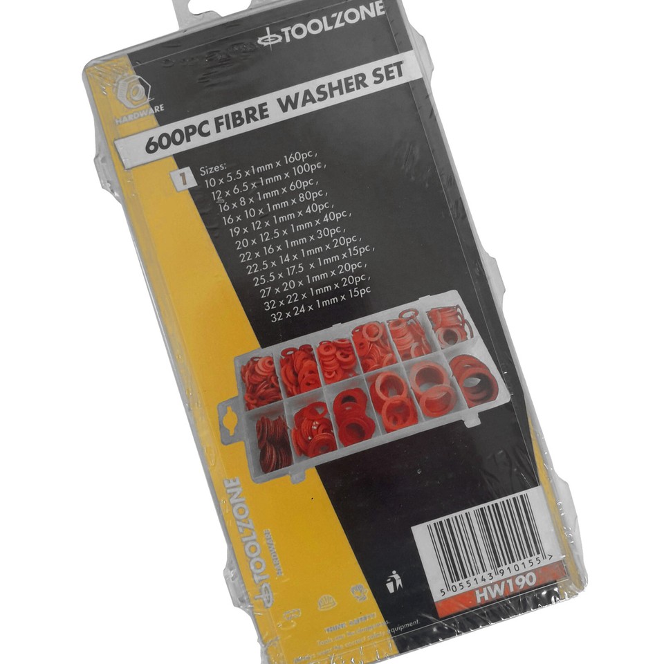 Fibre O Ring Washer set. 600 Fibre O Ring Washer Seals. Fibre Sealing O ...