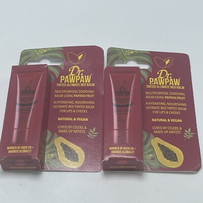 2 - Dr. Pawpaw Tinted Ultimate Red Balm New In Package | eBay
