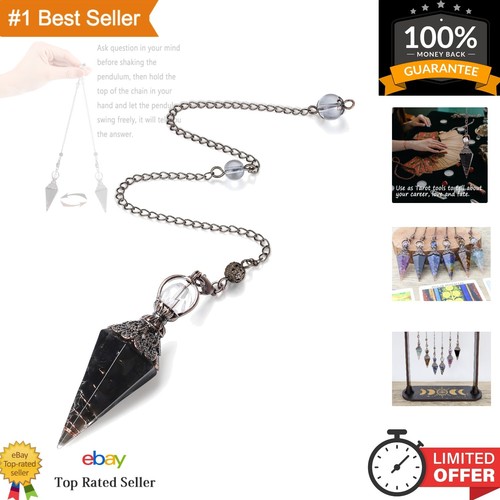 Natural Black Obsidian Pendulum for Spiritual Dowsing & Divination Tools | eBay