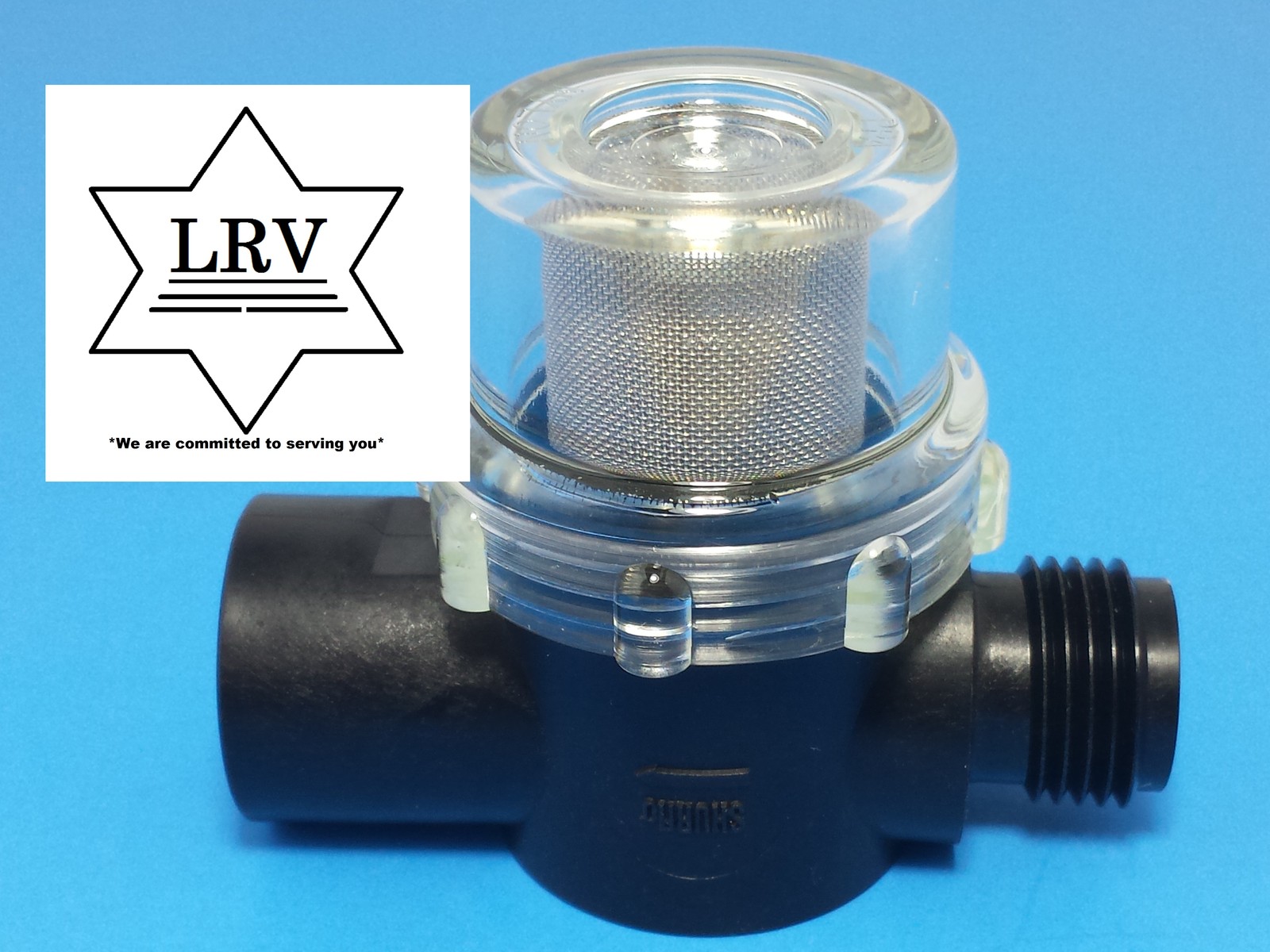 RV AND MARINE WATER PUMP IN-LINE STRAINER FILTER SHURFLO 255-313 1/2 ...