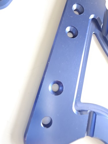 OEM GYTR Yamaha WR250R Front Rear Pair Shark Fin Disk Guards Blue Chain ...