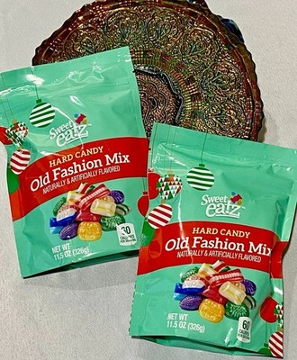 2 PK- Sweet Eatz CHRISTMAS OLD FASHION Hard Candy MIX 11.5 Oz Bags ...