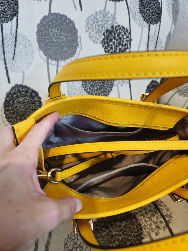 Michael Kors XS Extra Small Leather Carryall Tote Crossbody Bag Handbag ...