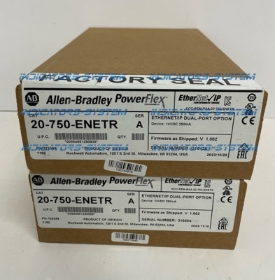 1PCS NEW Allen-Bradley 20-750-ENETR PowerFlex 750 Ethernet/IP Option ...