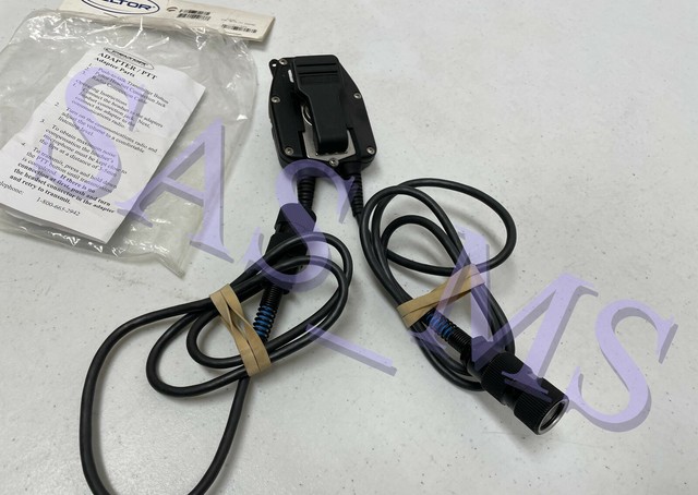 3m Peltor FL5701 Push-to-talk Adaptor Dual PTT Split 6 Pin *read* for ...