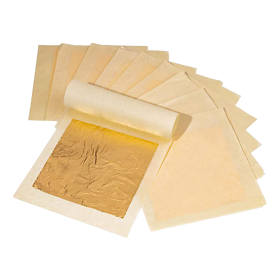SIM GOLD LEAF 20 Feuilles Feuilles d'or 24K carats Pur 99,9% pour spas ...
