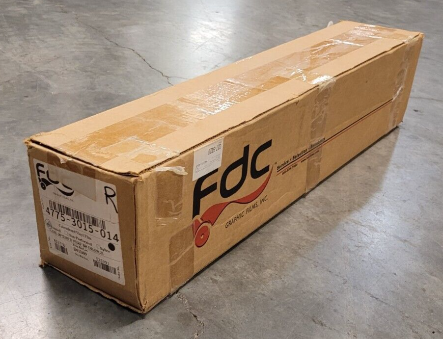 FDC Graphic Films Inc 4775-3015-014 Calendered Vinyl Film Perforated ...