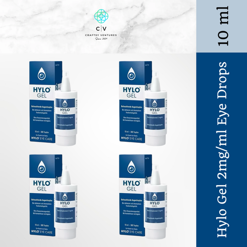 4X Hylo Gel 10ml Hyaluronic Eye Drops Ursapharm - STANDARD SHIPPING ...