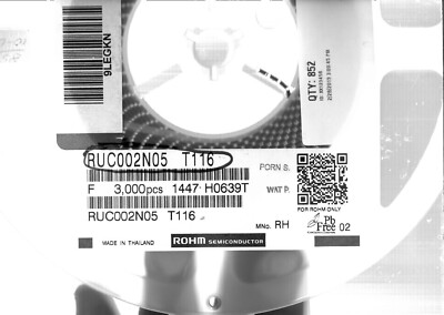 RUC002N05T116 Rohm MOSFET N-CH 50V 0.2A SST3 **LOT OF 852** | eBay