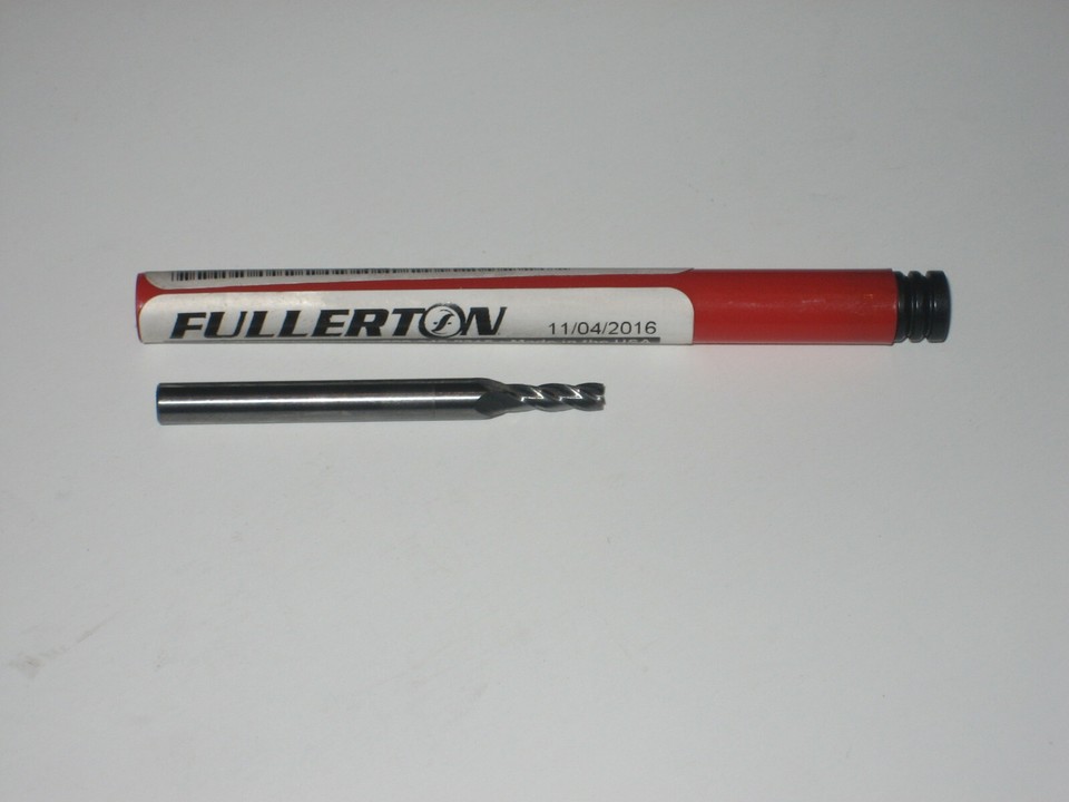 3200 Series Fullerton End Mill .126 X .375 x 2.0 OAL 4FL | eBay