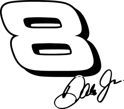 Dale Earnhardt Jr 8 Vinyl Decal Stickers; Trucks, Nascar, Stock car ...
