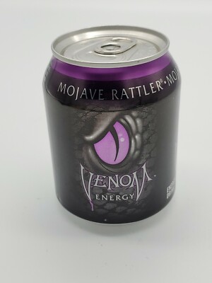 HTF 2011 VENOM ENERGY DRINK Mojave Rattler 8oz Mini CAN DR PEPPER SEVEN ...