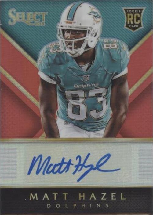 2014 Panini Select - Rookie Autographs Matt Hazel #RA-MH Red Prizm /50 ...