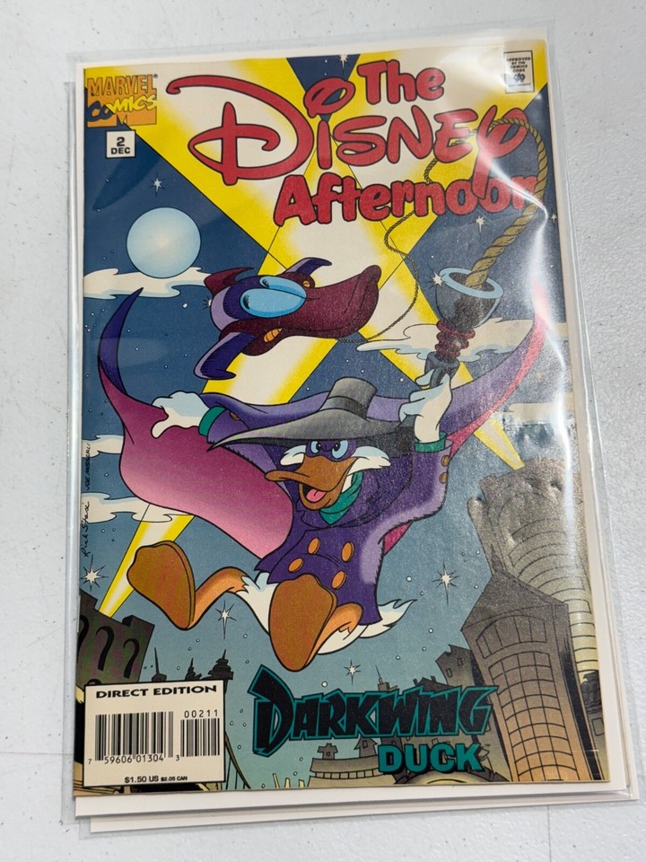 THE DISNEY AFTERNOON 1 2 3 4 5 MARVEL COMICS Darkwing Duck Goofy ...