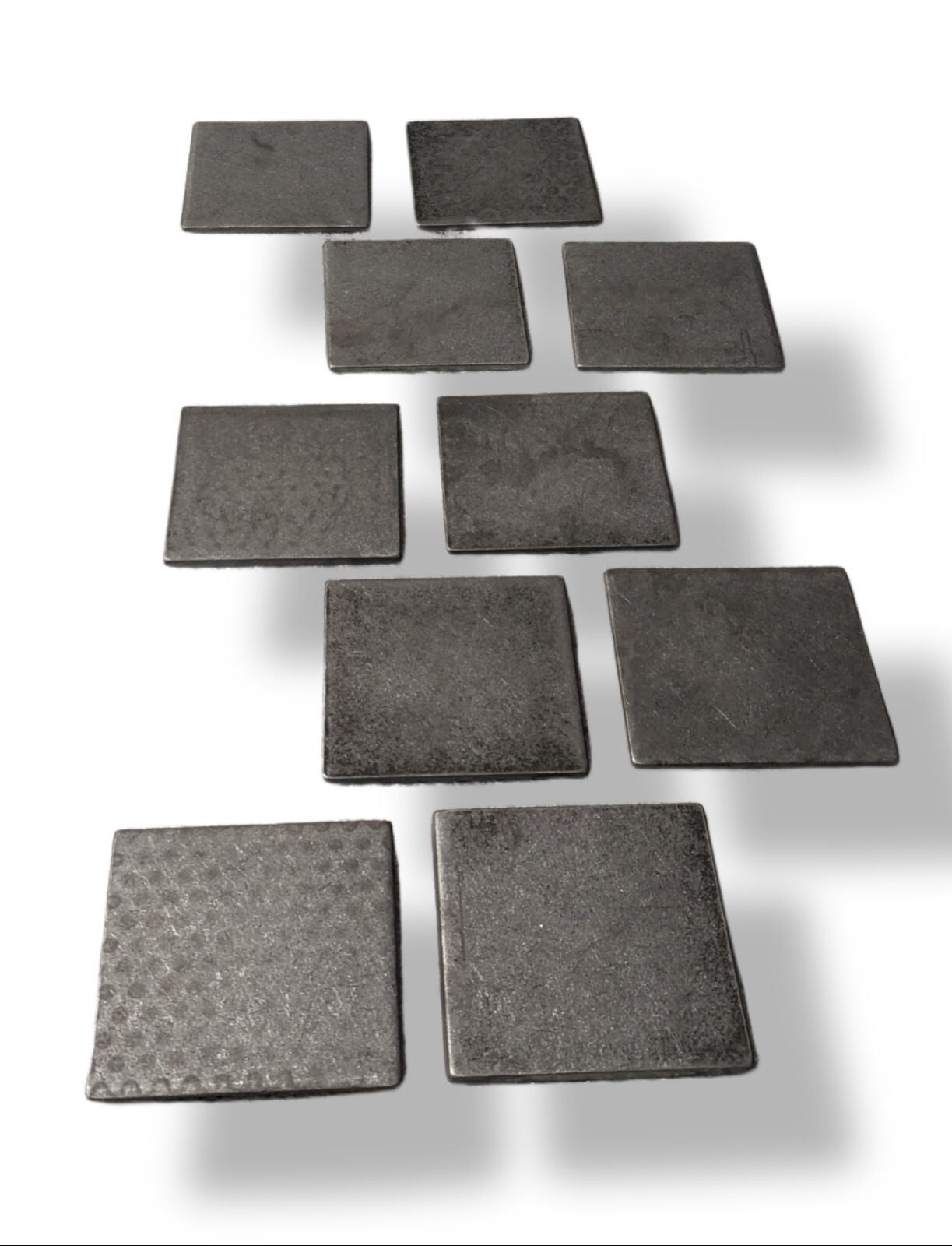 2x2 Square Tubing End Cap 1/8" Thick Steel Weldable (10pc.) Raw Steel ...