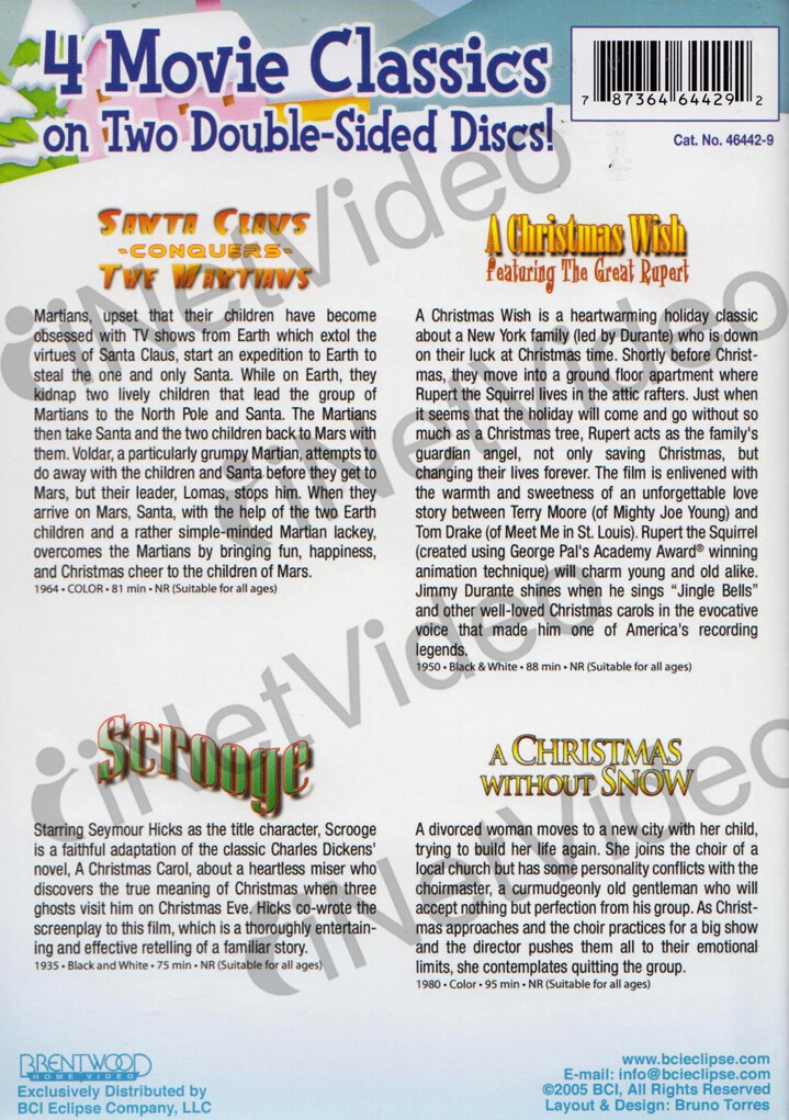 Holiday Family Collection 4 Movie Classics (Bo New DVD | eBay