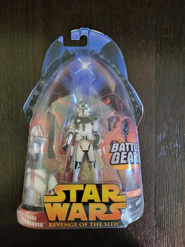 Clone Commander GREEN 33 2005 STAR WARS Revenge of the Sith NEW | eBay