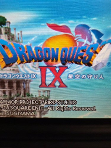 Operation confirmed Dragon Quest IX Guardian of the Starry Sky 2 piece ...