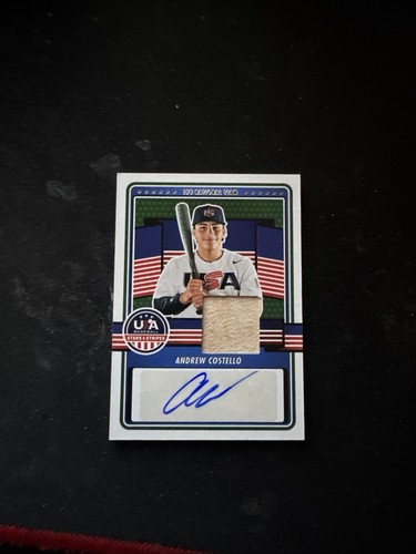 2024 Panini Stars and Stripes 16u/17u National Team Signatures Andrew ...