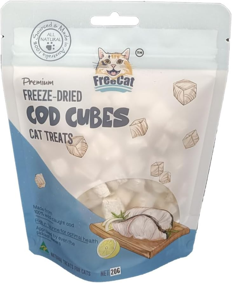 Freeze Dried Cod Cubes Cat Treats 20G | eBay Australia