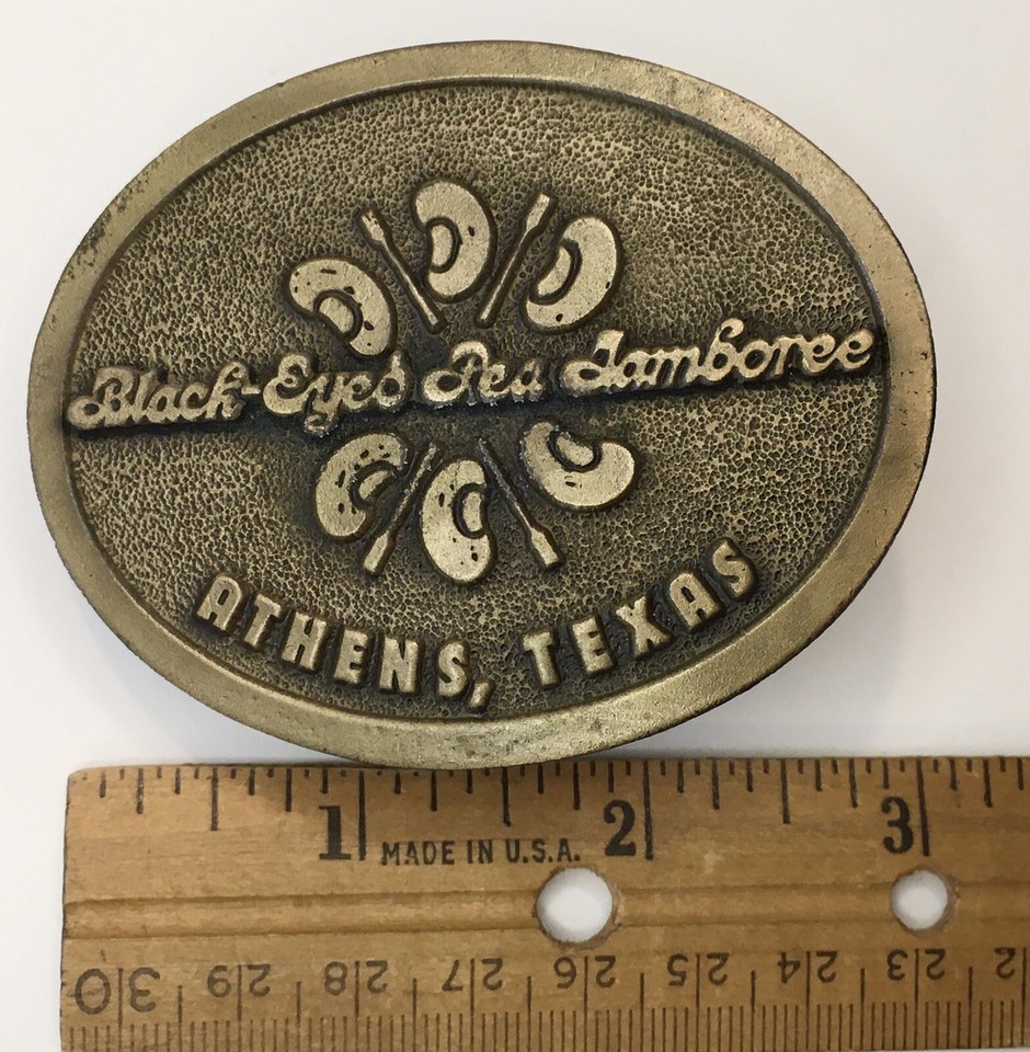 Black-Eyed Pea Jamboree Limited Edition Belt Buckle Athens Texas Hit ...
