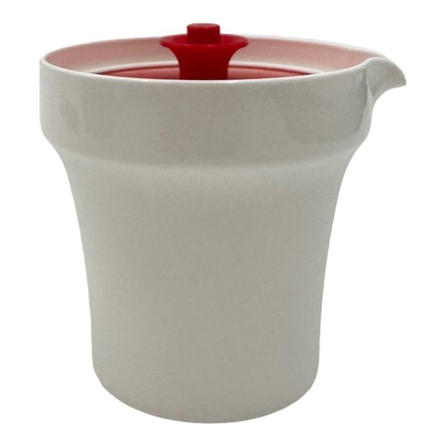 Vintage Tupperware Travel Pour Container Sugar Creamer White 1210 & Red ...