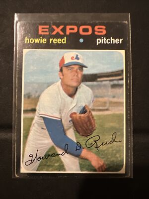 1971 Topps Baseball Card #398 Howie Reed - Low To Mid Grade - G/VG! | eBay
