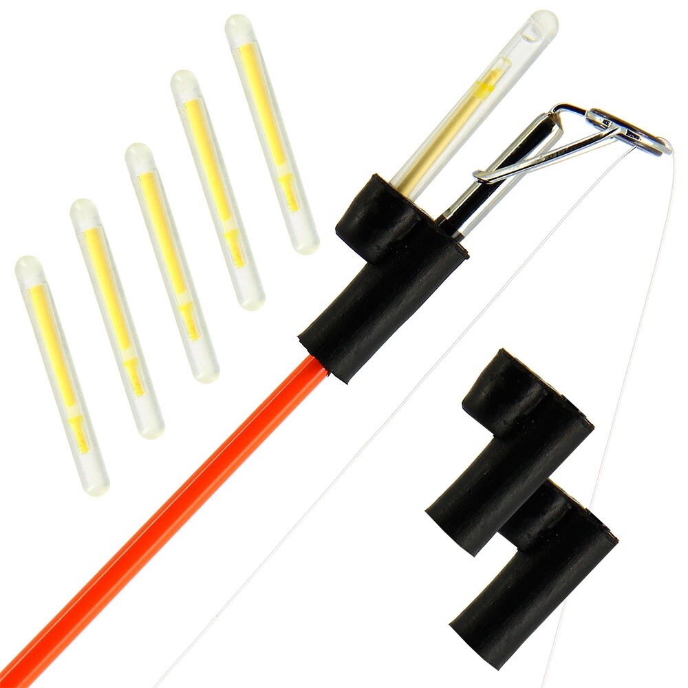 Feeder Carp Coarse Fishing Rod Rubber Night Light Holders 5 Starlights ...