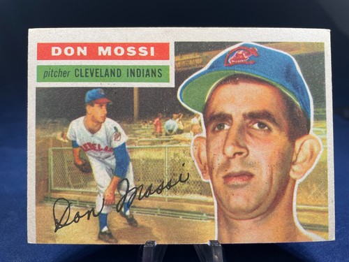 1956 Topps Baseball Card Don Mossi #39 Cleveland Indians | eBay