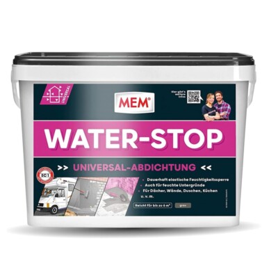 MEM Water Stop 14 Kg // Universalabdichtung // Dichtmasse // Flexibel ...