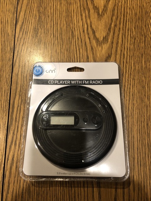 ONN Portable CD Player with FM Radio - Black for sale online | eBay