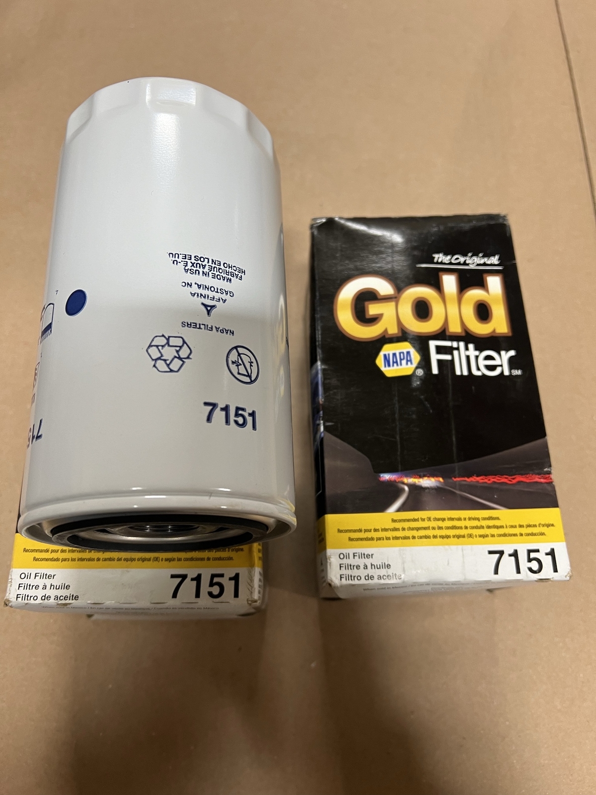 New Pack of 2 NAPA Gold Oil Filter 7151 NOS | eBay