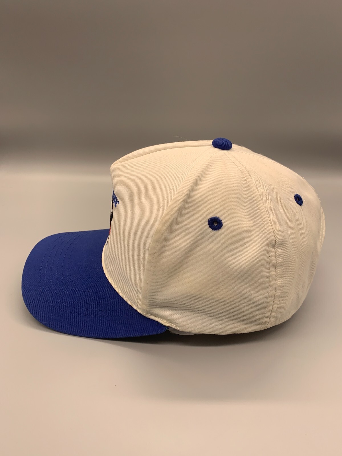 VINTAGE Hummer Hat Cap Snap Back White Blue Genuine P… - Gem