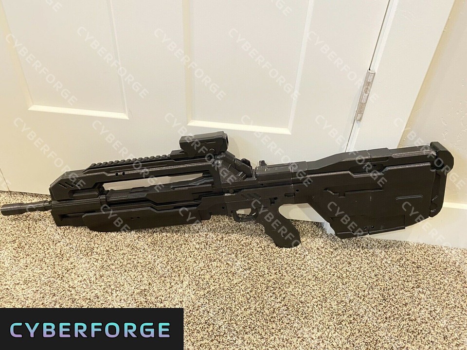 Prop Battle Rifle BR Easy Kit Like The One In The Halo Series, 3d print ...