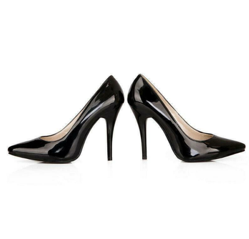 Women Pointed Toe Stilettos High Heels Dress Shoes Slip On Classic ...