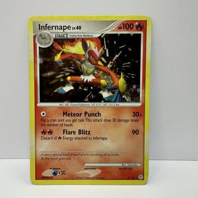 Pokemon Card Infernape Diamond and Pearl 5/130 Holo Rare NM | eBay