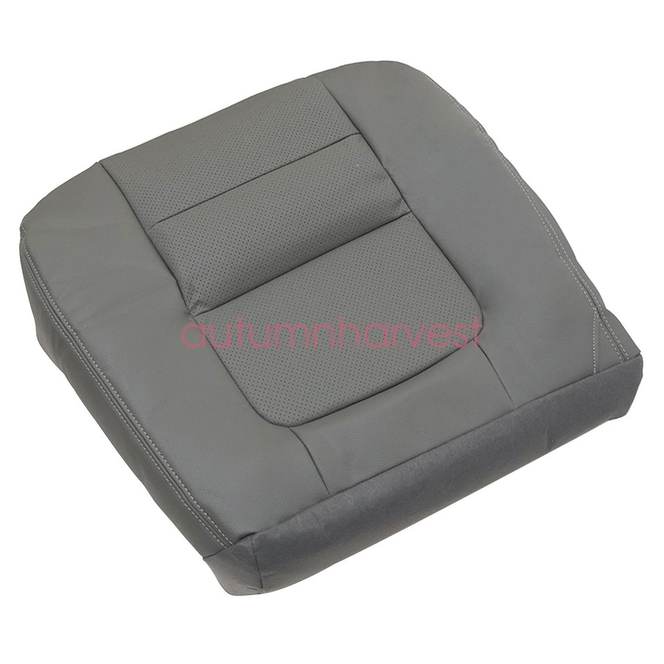 Driver Side Bottom & Top Leather Seat Cover Gray For 2001 Ford F250 ...